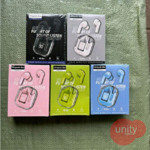 TWS Ultrapod Max 5.3 Crystal Transparent Digital display Buds (Hot ...